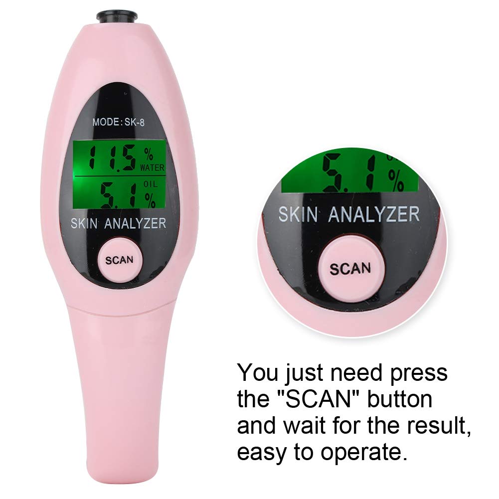 #1 Skin Moisture Analyzer Portable Skin Facial Moisture Analyzer ...