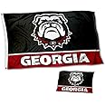 Amazon.com : College Flags & Banners Co. Georgia Bulldogs Dawg Double ...
