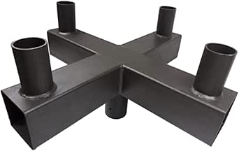 Quad 90 Degree Bull Horn Tenon with 4 Arms,Top Tenons Fits with 2 3/8 ...