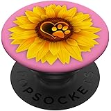 Amazon.com: Paw Print Dog Paw Cute Dog Love Yellow Sunflower White ...