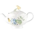 Amazon.com: Lenox Butterfly Meadow Teapot, 2.8 LB, Multi: Teapot With ...