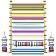 Amazon.com: 12-Layer Wrapping Paper Rack, Wall Mount Ribbon Spool ...