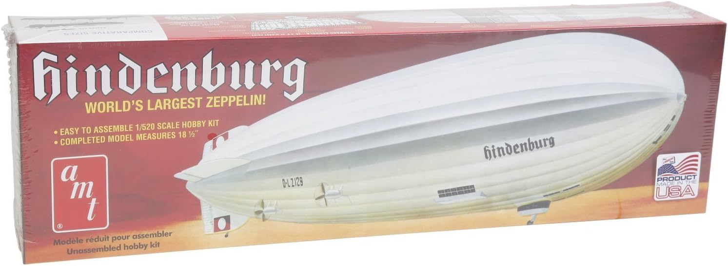 AMT 1:52 Scale Hindenburg Blimp Model Kit: Amazon.co.uk: Toys & Games