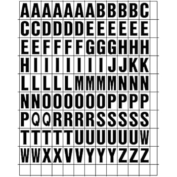 Stick on Vinyl Lettering, Numbers, Self Adhesive Reflective Letters ...