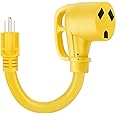 Amazon.com: Kohree 30 Amp to 110V Adapter RV Plug, 15A Male to 30A ...