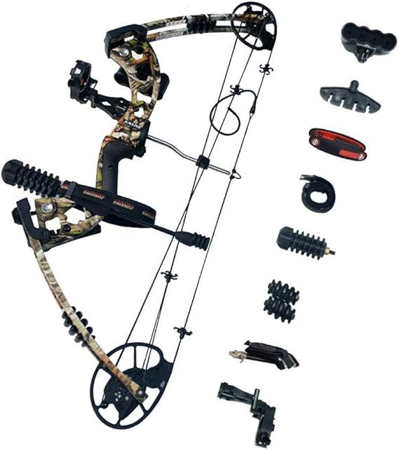 SHARROW Kit Arco Compound 30-70lbs Regolabile Arco Composto Set Arco da ...