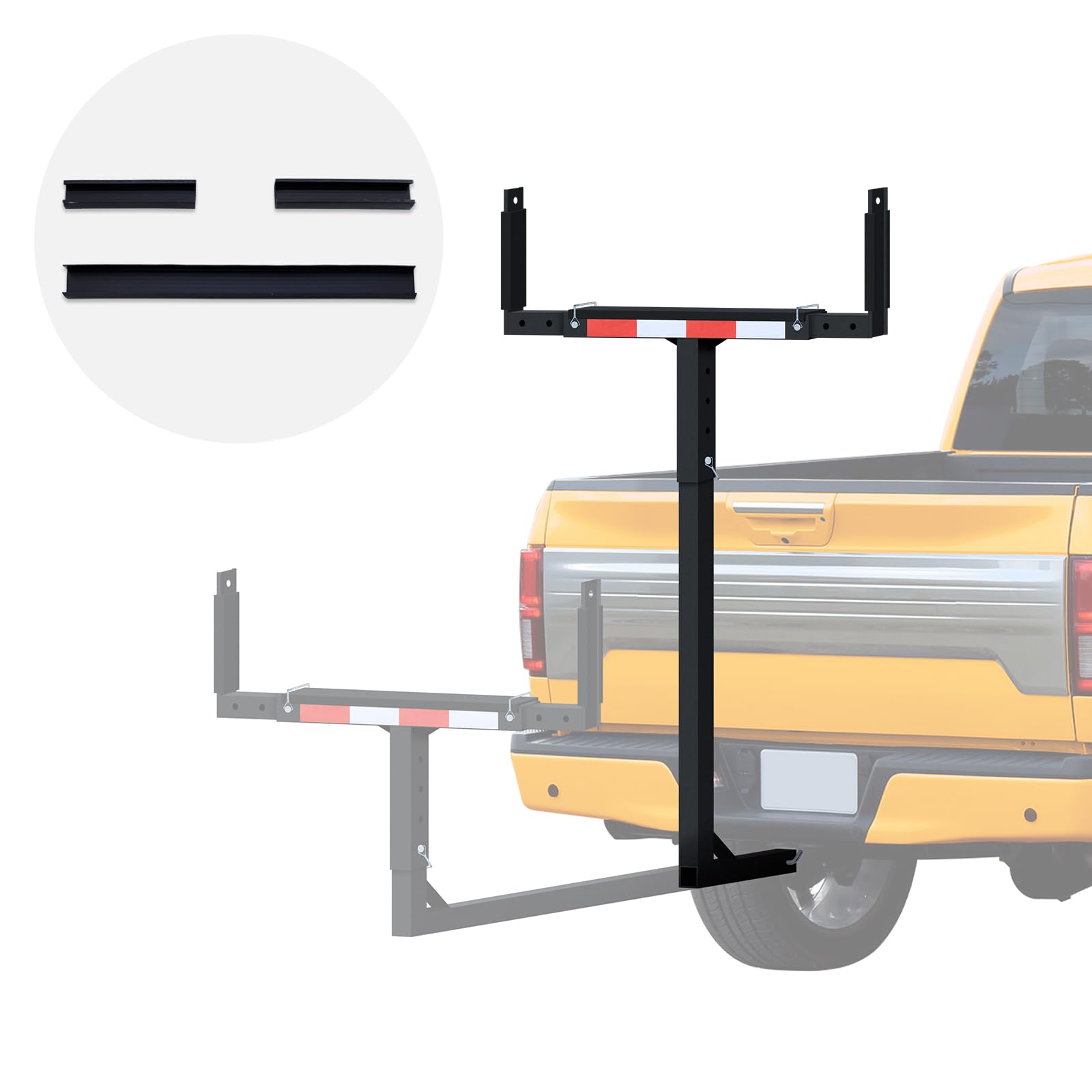 HOUGEET Truck Bed Extender, 2 in 1 Design Foldable Kayak Rack, 800lbs ...