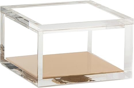 Amazon.com: OfficeGoods Acrylic & Gold Odds & Ends Box - Office or Home ...