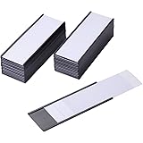 Amazon.com : Gueevin Pack of 30 Magnetic C Channel Label Holders 3 x 8 ...