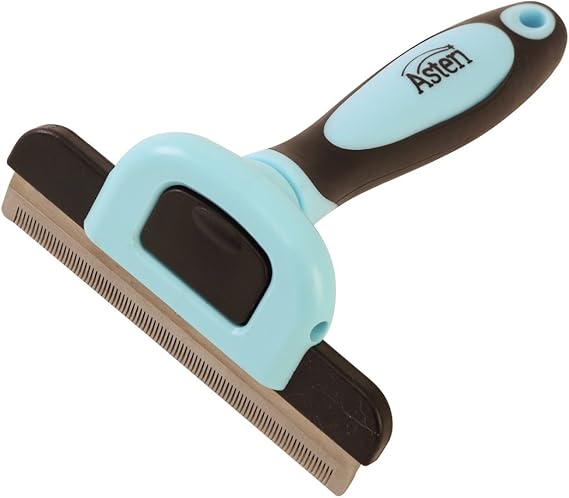 Deshedding Tool Pet Grooming Comb – All in One Stainless Steel Comb ...