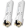 Amazon.com: [2 Pack] 1.25/2.5/5/10G SFP+ to RJ45 Transceiver, Copper SFP+ Module, Cat.6a/7, up ...