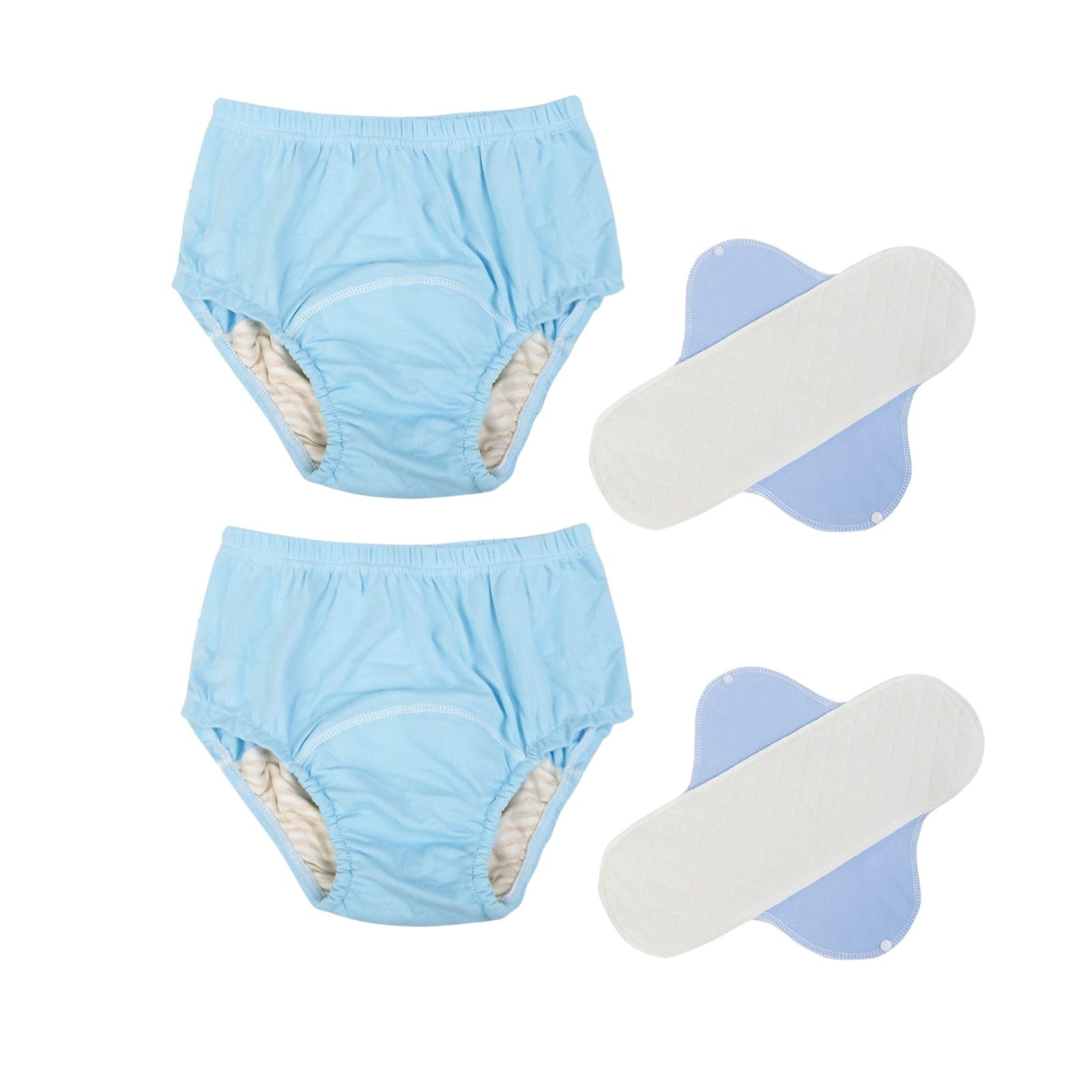 2 Pack Washable Incontinence Underwear for Men/Women, TPU Leakage-Proof ...