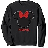 Amazon.com: Disney Minnie Mouse Nana Grandma Red Bow Family Mother’s ...
