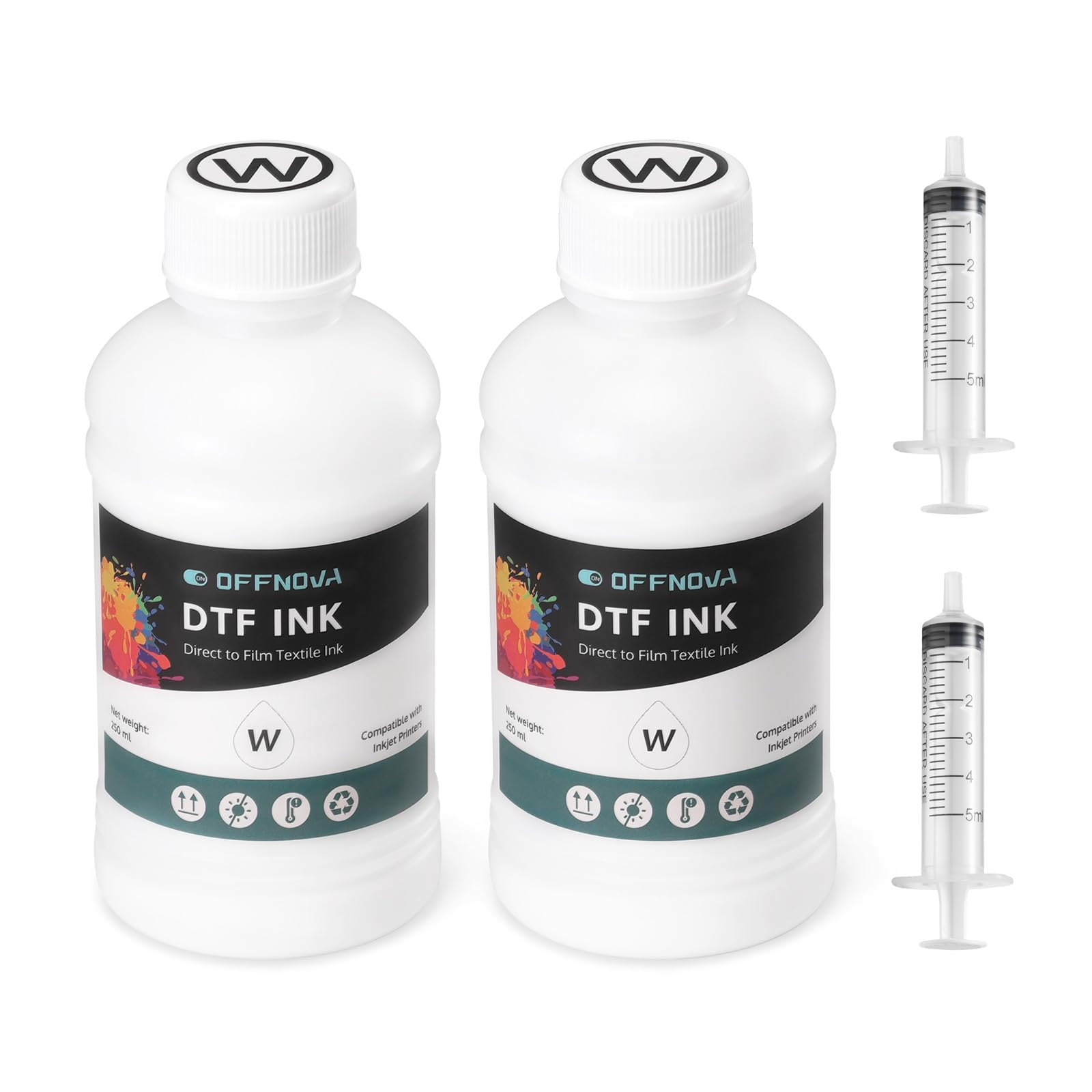 Mua OFFNOVA Premium DTF White Ink 500ML, DTF Ink Refill for DTF Inkjet ...