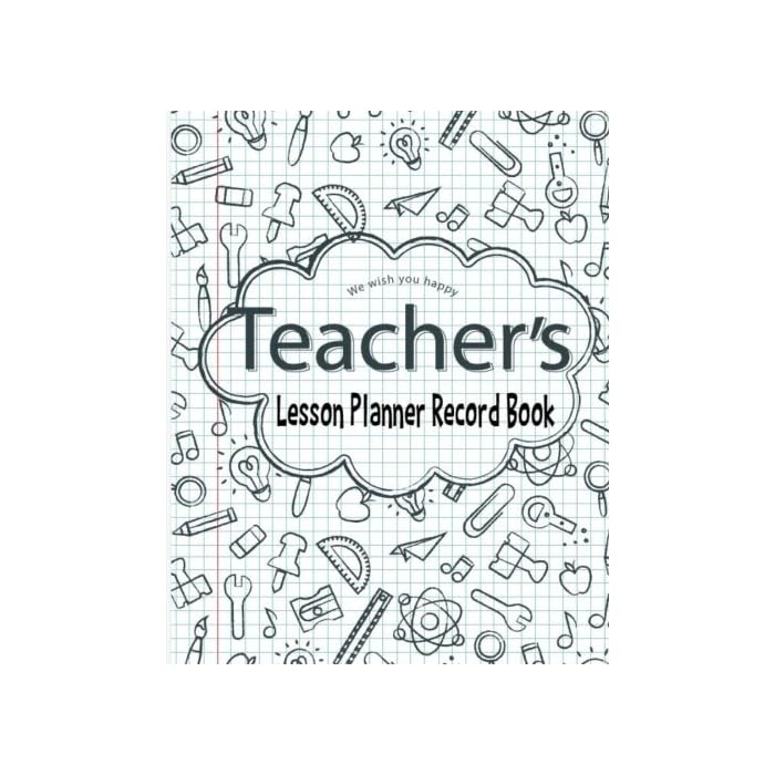 Buy Happy Teacher Lesson Planner Record Book: This is perfect for ...