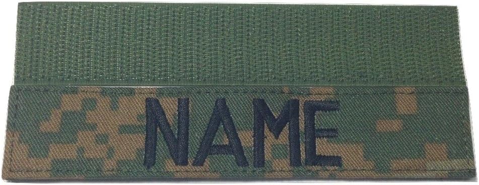 Amazon.com: Customized Name Tape, with Fastener, US ARMY USAF USMC ...