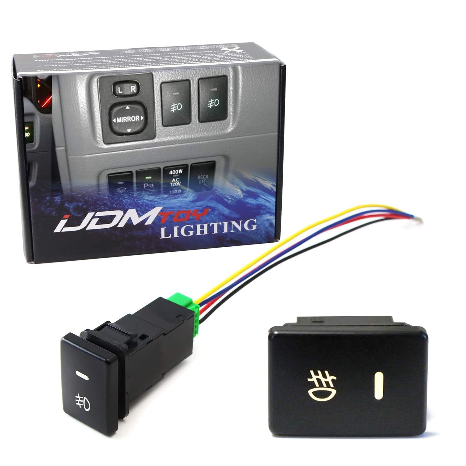 Mua iJDMTOY (1 Factory Style 4-Pole 12V Push Button Switch w/LED ...