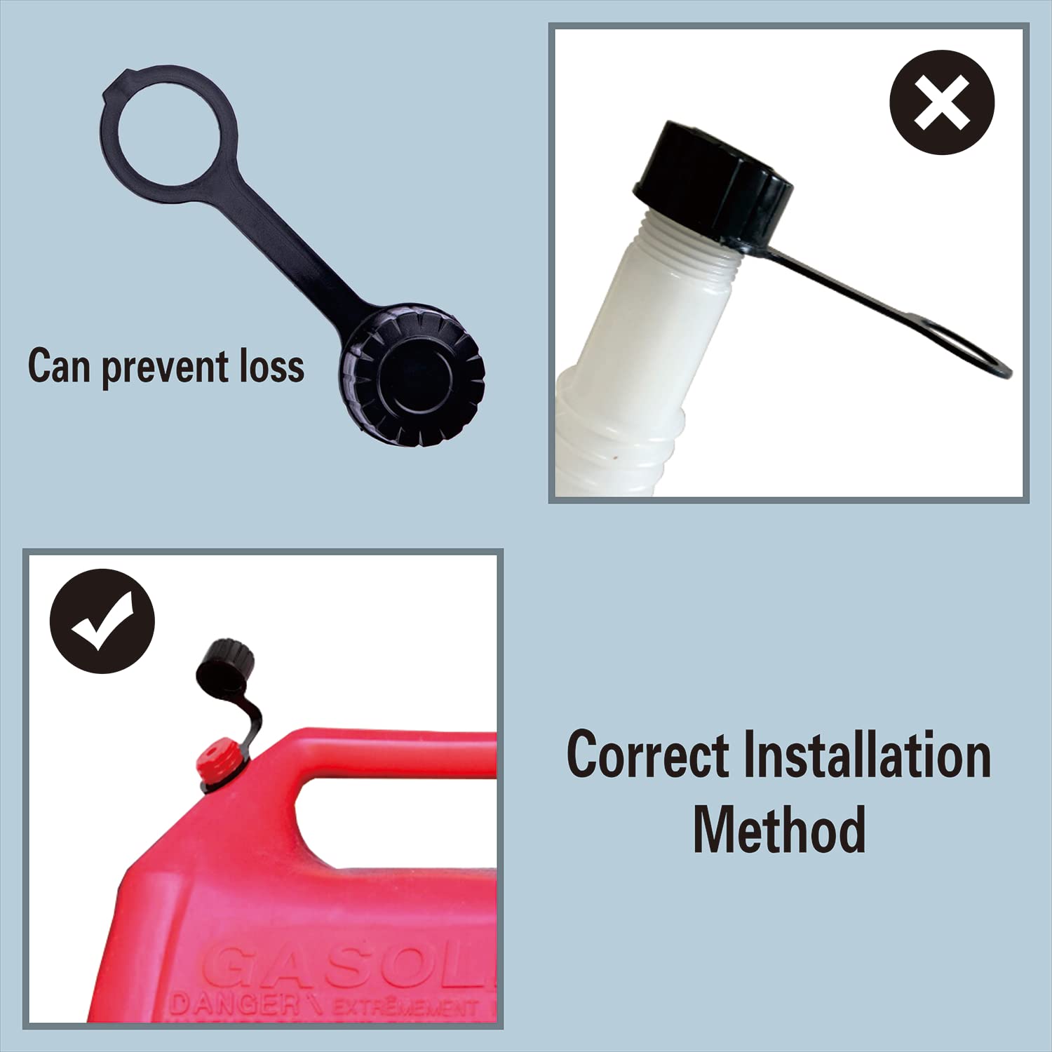 Mua Replacement Gas Can Spouts Improved Design Gasket Flexible Pour ...