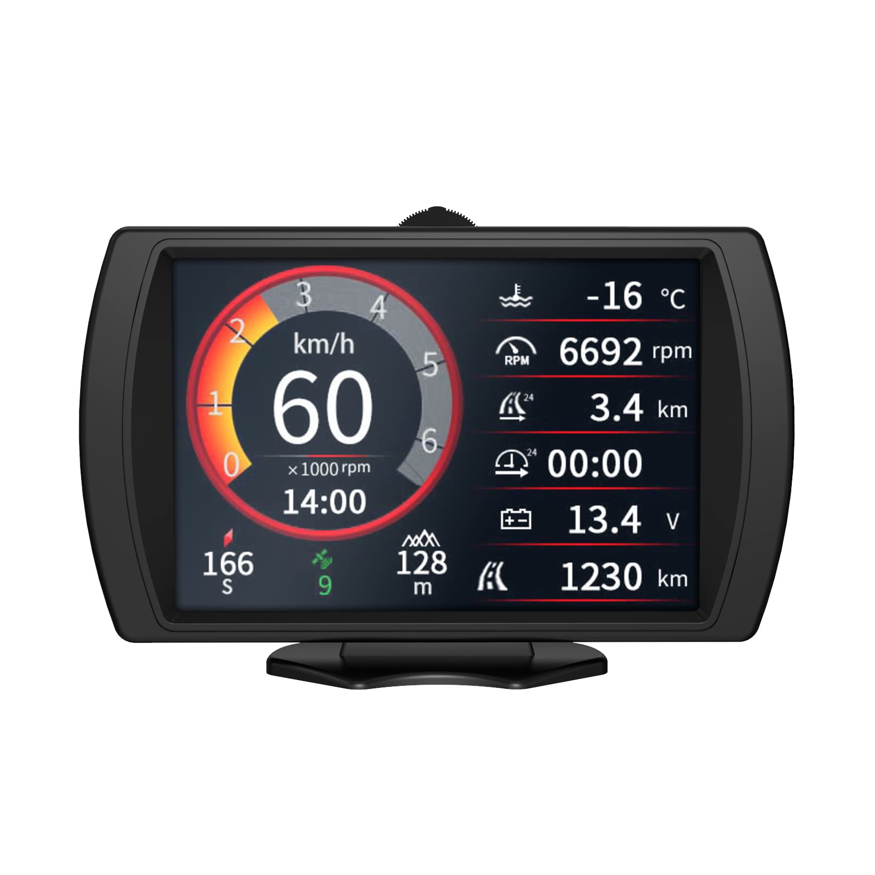 Mua Car HUD Display OBD2 Inclinometer Offroad GPS, UTV Tilt Gauge 4x4 ...