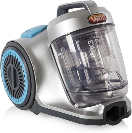 Vax Pet Cylinder Vacuum Cleaner, Cyclonic Technology - Silver: Amazon ...