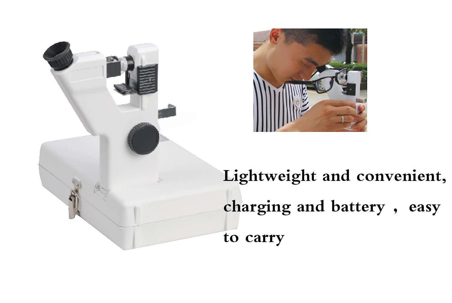 MXBAOHENG Portable Optical Lensmeter Optometry Lensometer Spectacle ...