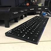 Amazon.com: Arteck 2.4G Wireless Keyboard Stainless Steel Ultra Slim ...