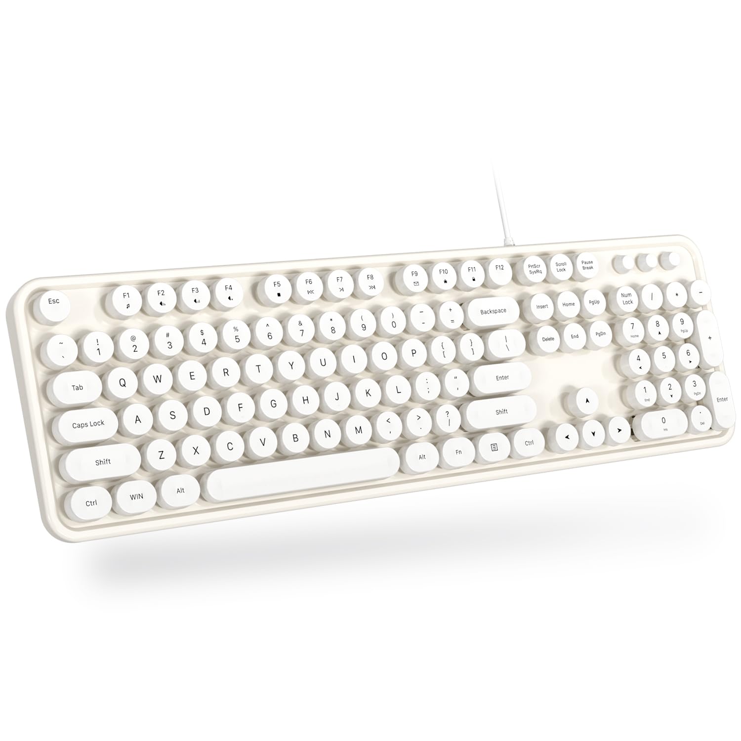 Dilter USB Wired Computer Keyboard - Full Size Office Keyboard with ...