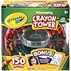 Amazon.com: Crayola 150-Count Telescoping Crayon Tower, Storage Case ...