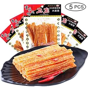 Amazon.com : WEI LONG Chinese Special Spicy Snack Food: Spicy Gluten ...
