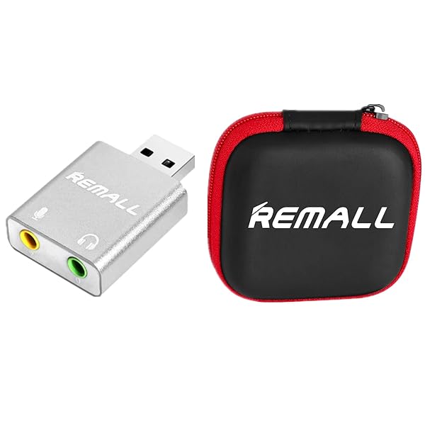 USB Sound Card, 3.5mm Sound Card External USB Audio Adapter, External ...