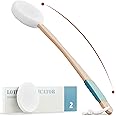 Amazon.com : Svarvns Lotion Applicator for Back and Feet with 2 Replaceable Pads, 17" Back ...