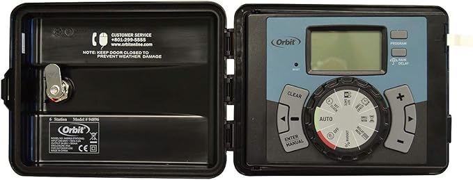 Orbit 94894 Easy-Set Logic 4 Station Indoor/Outdoor Irrigation ...