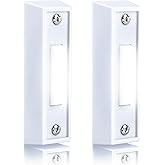 Lighted Doorbell Button, Wired Door Bell Push Button Replacement Door ...