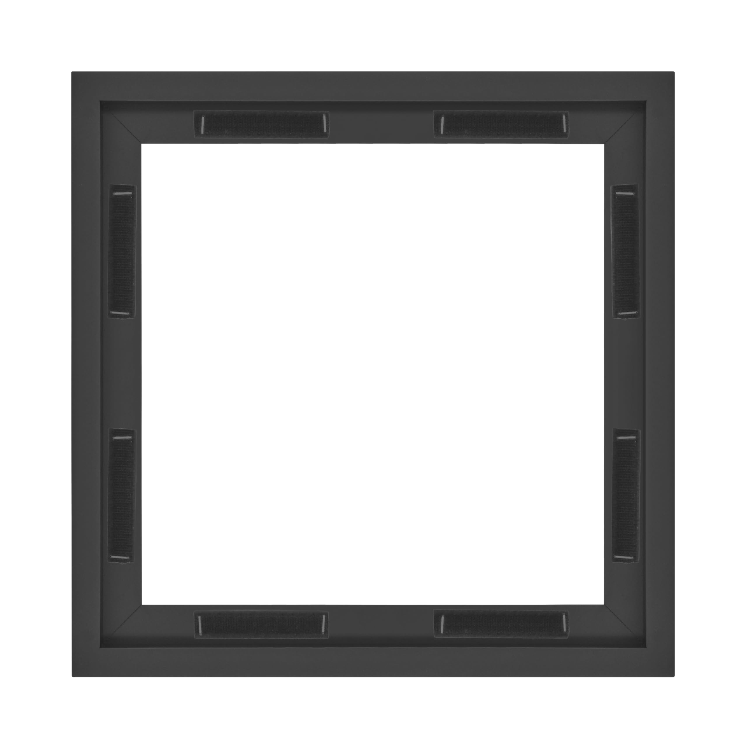 MCS Canvas Float Frames 12x12 Frame, Black Square Frame for Finished ...