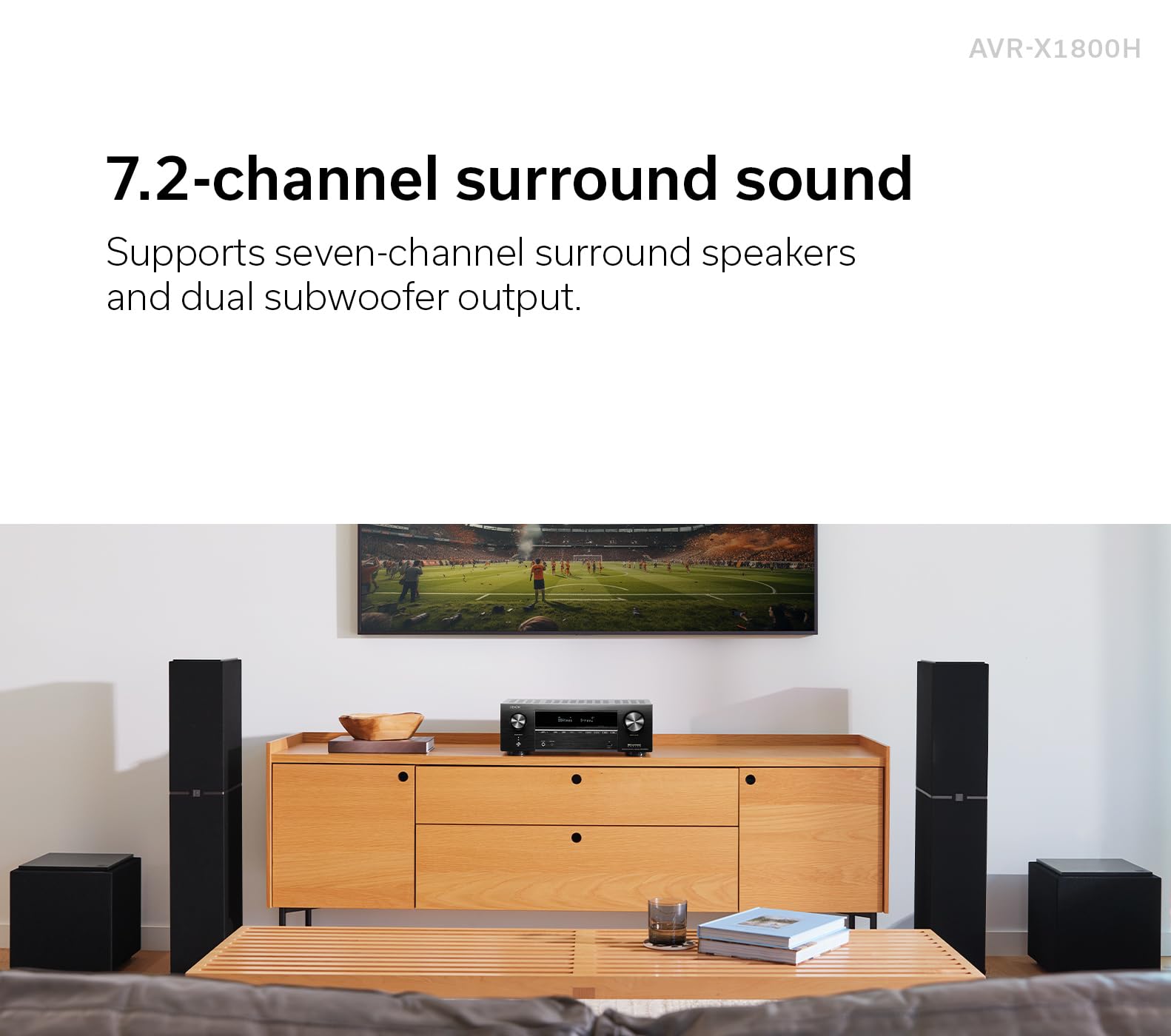 Mua AVR-X1800H 7.2 Channel AV Receiver - 80W/Channel, Wireless ...