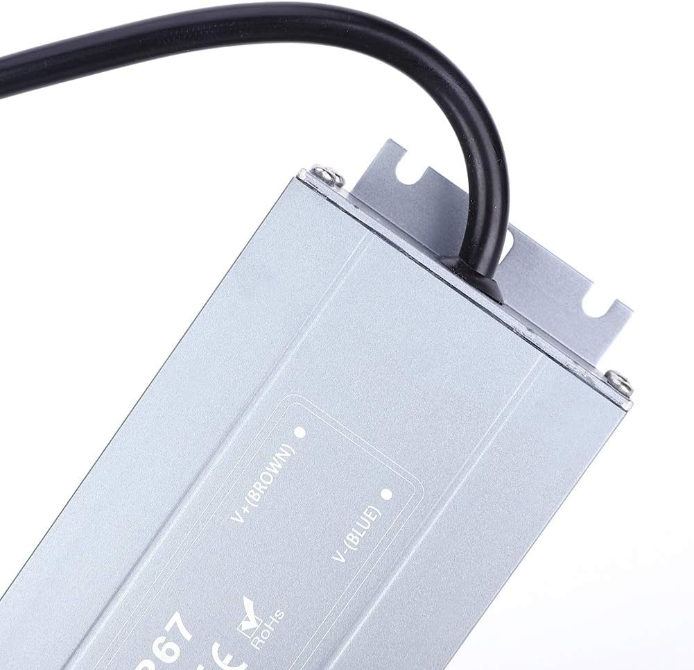 LED Driver Transformer 100W Power Supply Waterproof IP67 Adapter 100-240VAC to 24V DC Low ...