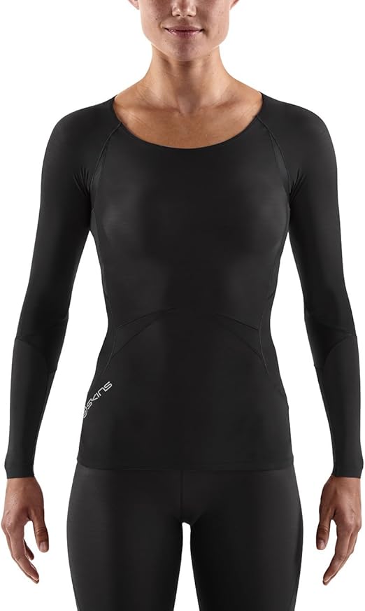 Amazon.com: Skins Women's RY400 Compression Long Sleeve Recovery Top ...