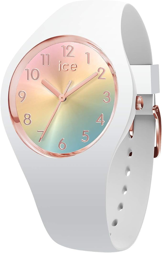 Ice-Watch - Ice Sunset Rainbow - Montre Blanche pour Femme avec ...