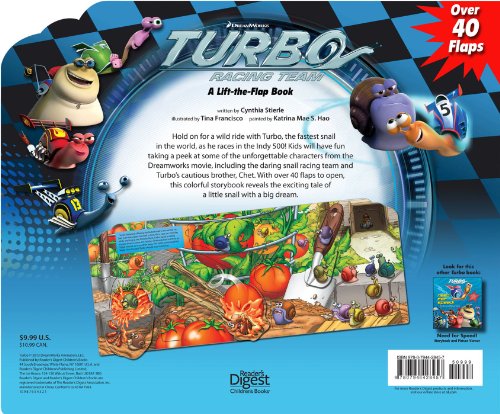 DreamWorks Turbo Racing Team (1) (Lift-the Flap) on Galleon Philippines