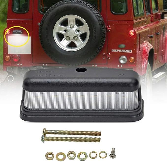 Amazon.com: LED License Number Plate Light Bulbs OEM Fit For Land Rover ...