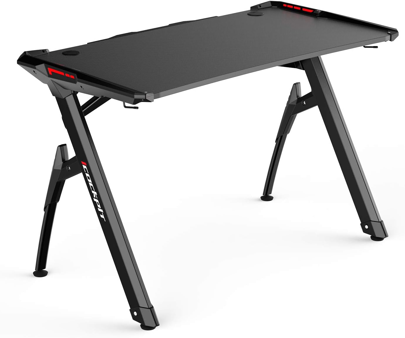 DlandHome 47 inches Gaming Desk PC Gaming Table Computer Desk ...
