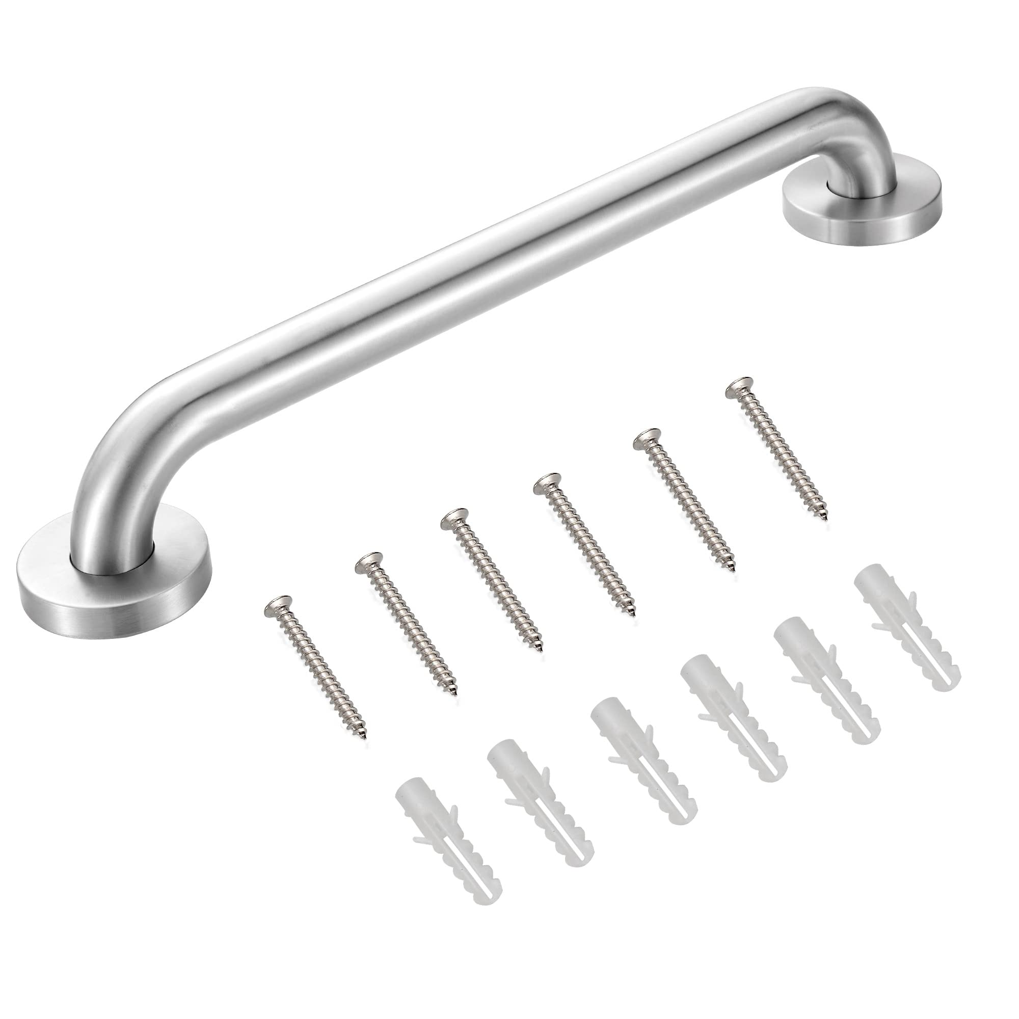 DeDebrly 20-Inches Shower Safety Grab Bar, ADA Compliant Stainless ...
