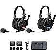 Amazon.com: SYNCO XTALK XMAX2 Wireless Intercom Headset System, 2 Person Dual Ear Communication ...