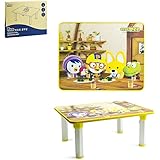 Amazon.com: Baby Care Kids Folding Floor Table w/Adjustable Heights ...