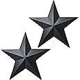 Amazon.com: JoyEvy 15.5” Black Barn Star Wall Decor,Metal Stars for ...