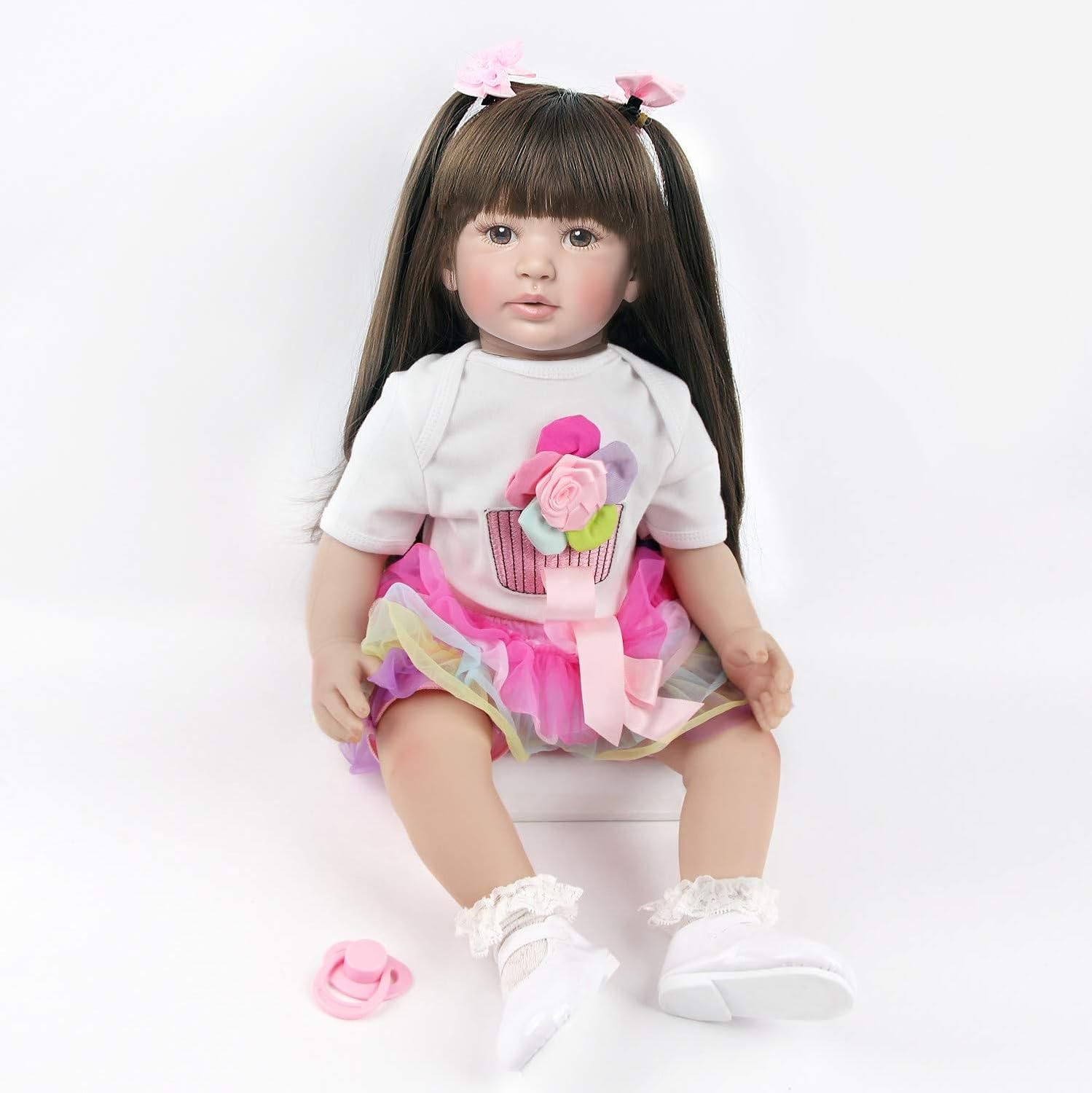 ZIYIUI Reborn Baby Dolls Toddler 24 inch 60cm Real Touch Soft Silicone ...