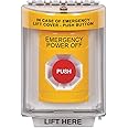 Amazon.com: Emergency Power Off Push Button, 2-7/8" D : Industrial ...