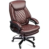 Amazon.com: Luckyear Big and Tall Office Chair, 400lbs Heavy Duty ...