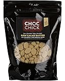 CHOC Chick Organic Raw Cacao Butter 250g: Amazon.co.uk: Grocery