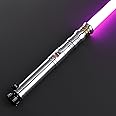 Amazon.com: CVCBSER Smooth Swing Light Saber, Motion Control 12 Sound Fonts and 16 RGB Infinite ...